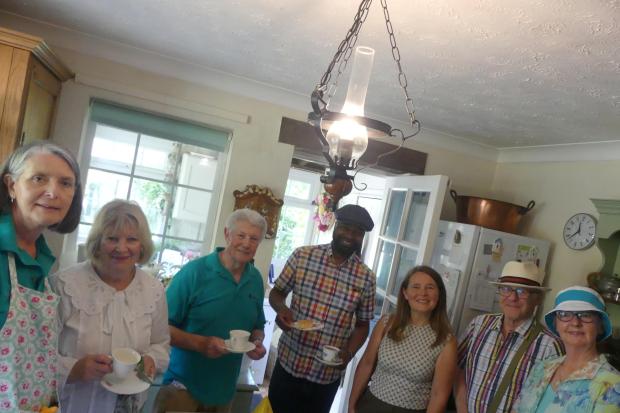 Coffee morning raises hundreds for flowers around town