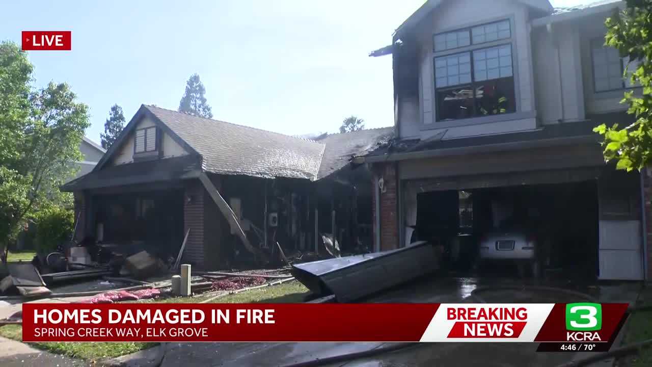 Crews respond to fire in Elk Grove neighborhood