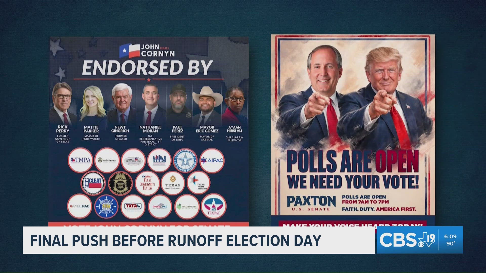 Texas candidates make final push ahead of primary runoff election Tuesday