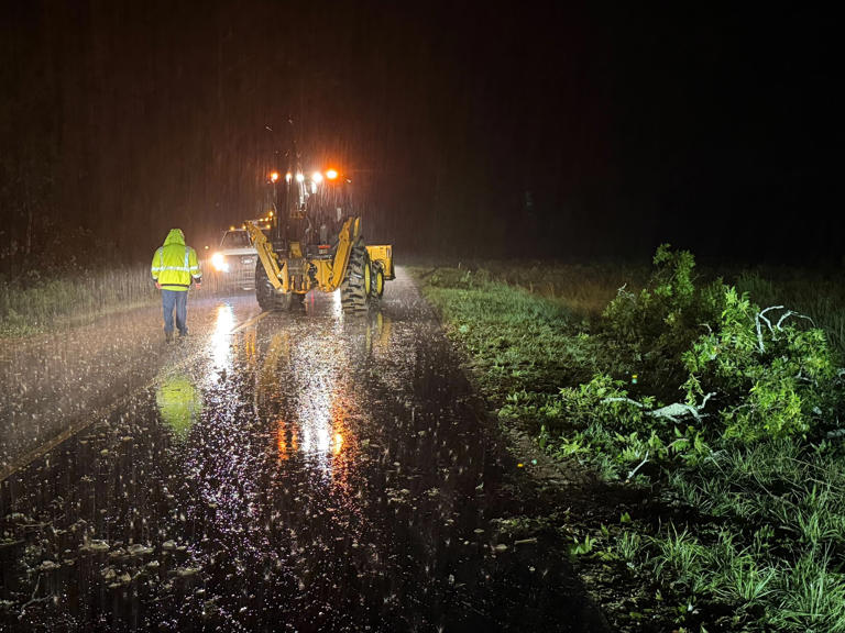 Homes destroyed, damaged when apparent tornado strikes two counties