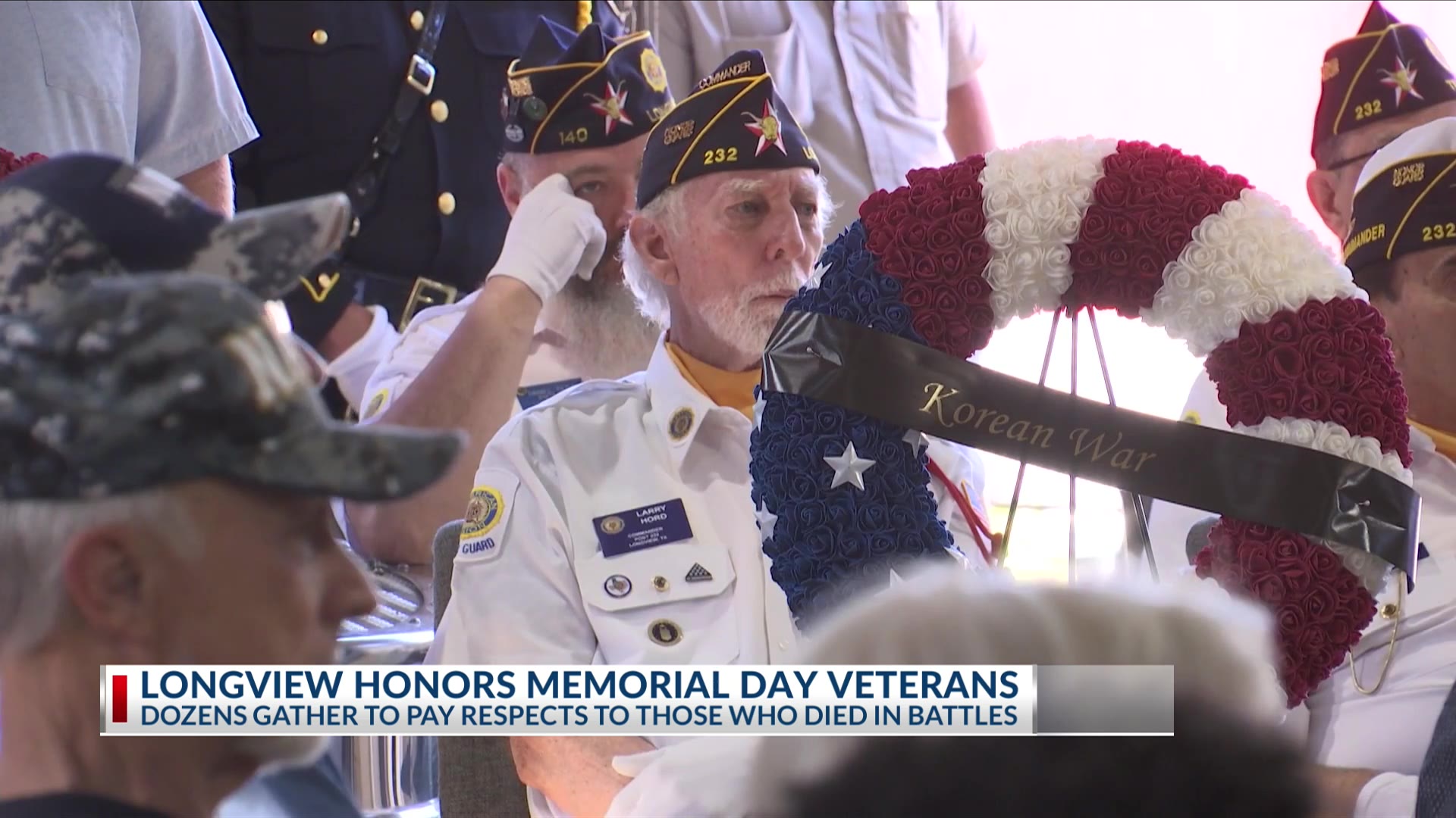 East Texas veterans reflect on lives lost at Longview Memorial Day ceremony