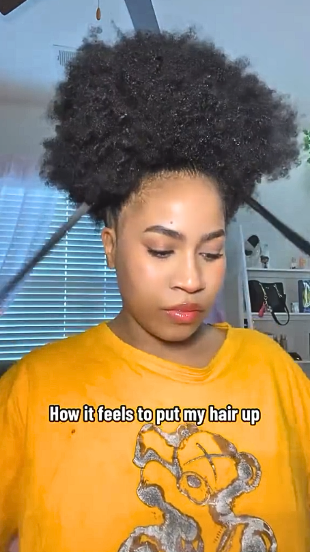 How It Feels Putting Hair Up?