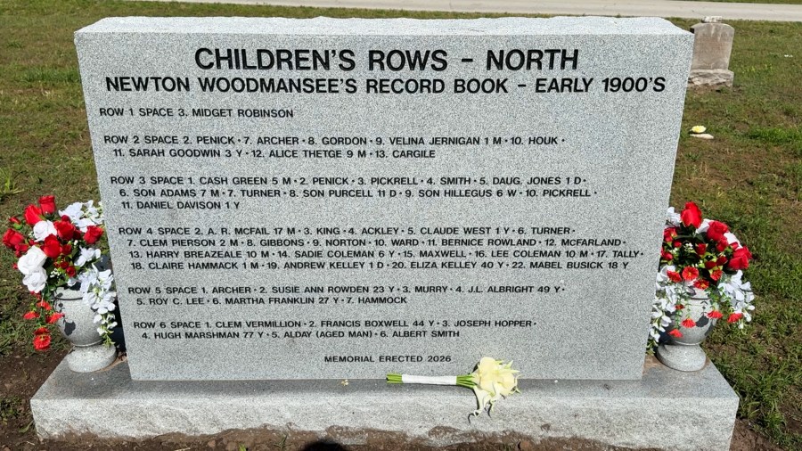 Records reveal identities of children buried in unmarked graves