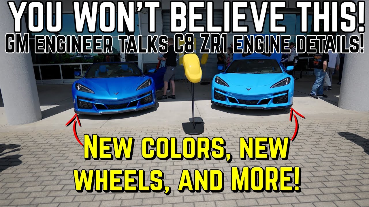 New C8 Corvette colors, and more! NCM Bash 2024!
