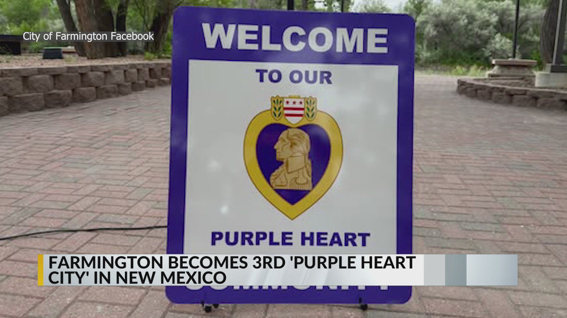 Farmington becomes 3rd Purple Heart City in New Mexico
