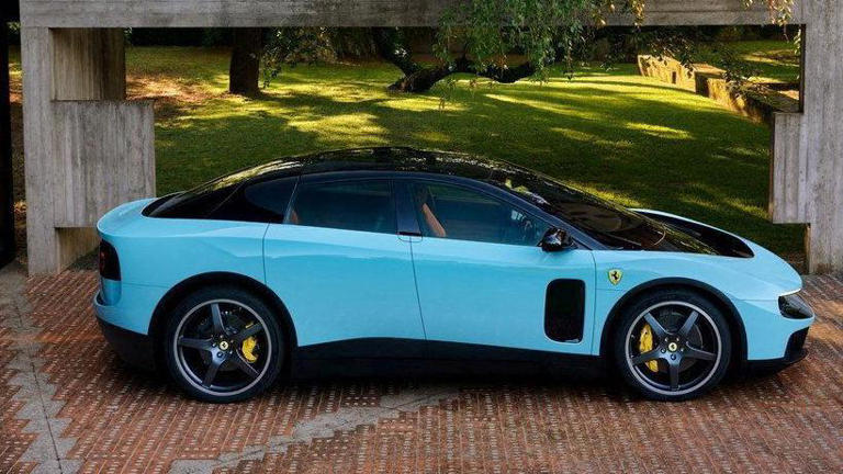 Ferrari unveils first fully electric car
