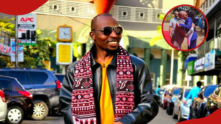 Jalang’o showers Coster Ojwang with thousands of notes during performance