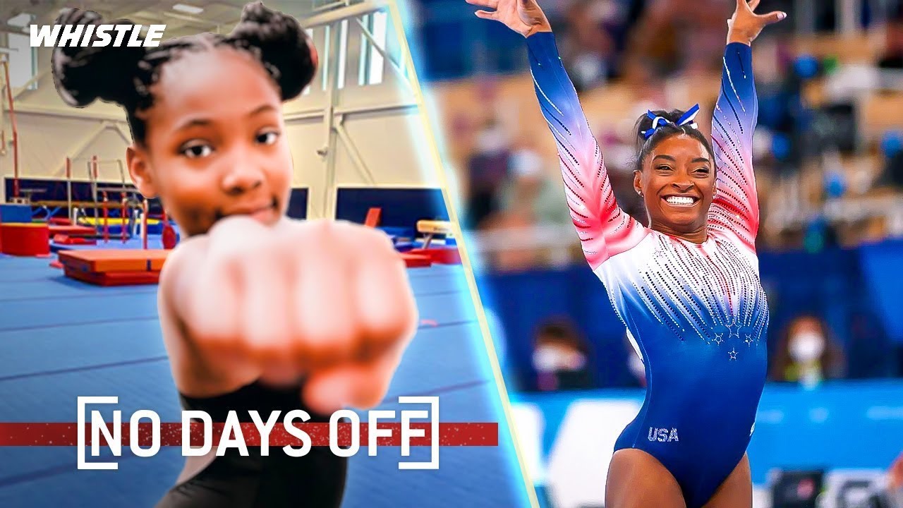 8-year-old gymnastics prodigy trains like Simone Biles!