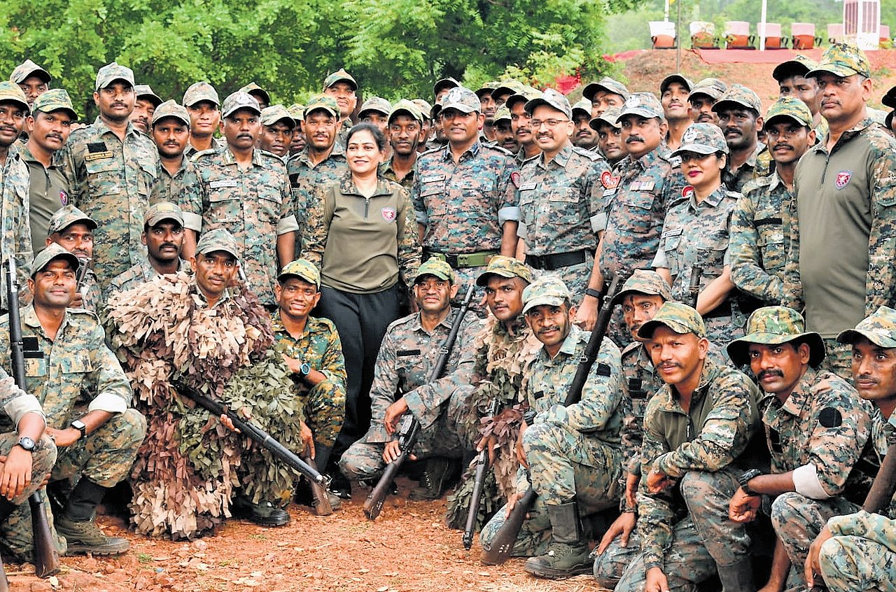 Andhra HM Anitha reviews Greyhounds anti-Maoist preparedness