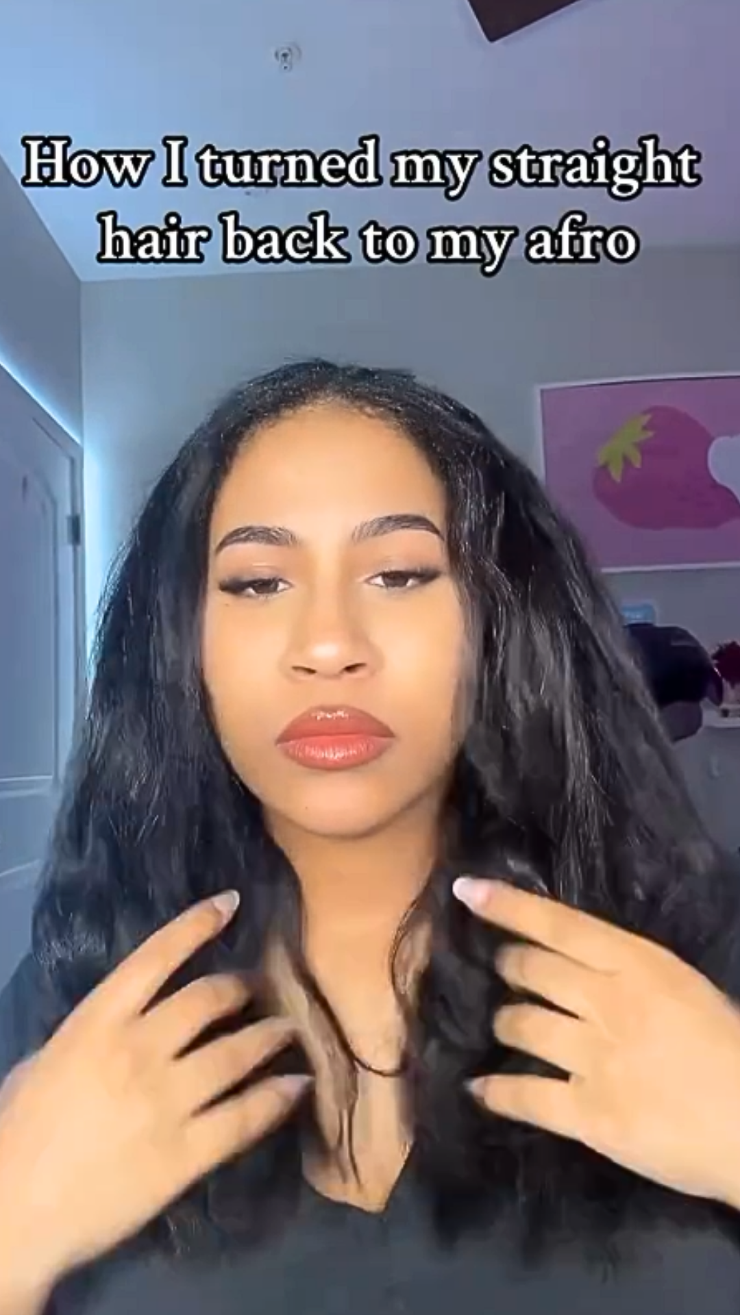 Reverting straight hair back to curls