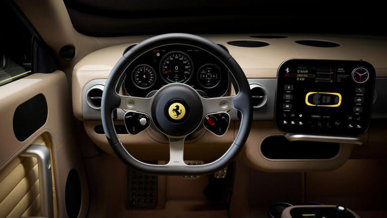 Ferrari unveils first fully electric car