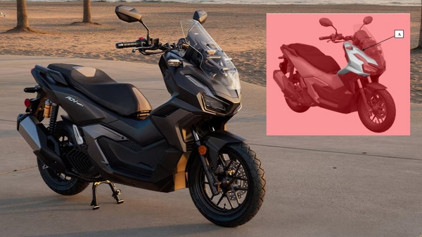 Honda ADV160 maxi scooter design patent filed in India