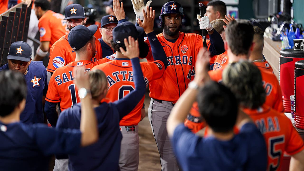 Rangers held hitless by Astros in combined no-hitter
