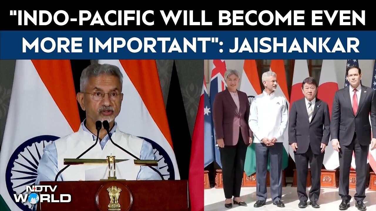 QUAD meet 2026: EAM Jaishankar calls for stronger economic resilience ...
