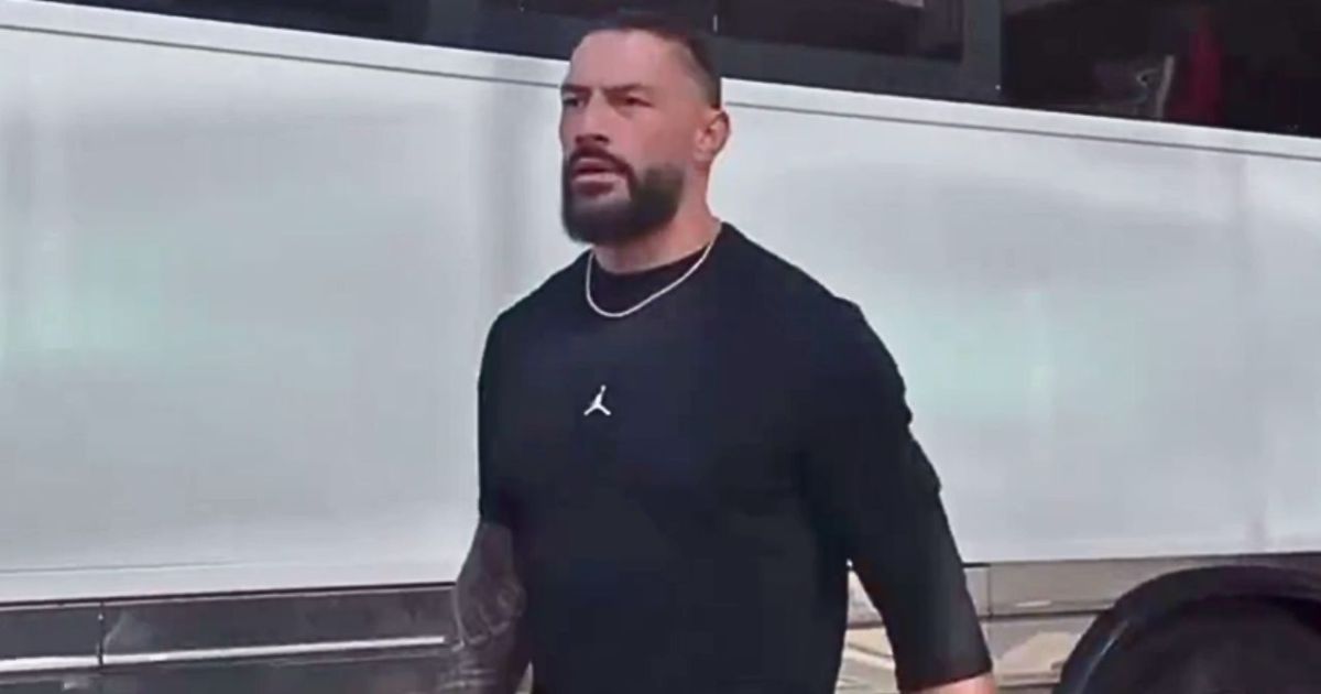 Watch: Roman Reigns sends birthday gift flying during WWE RAW arrival
