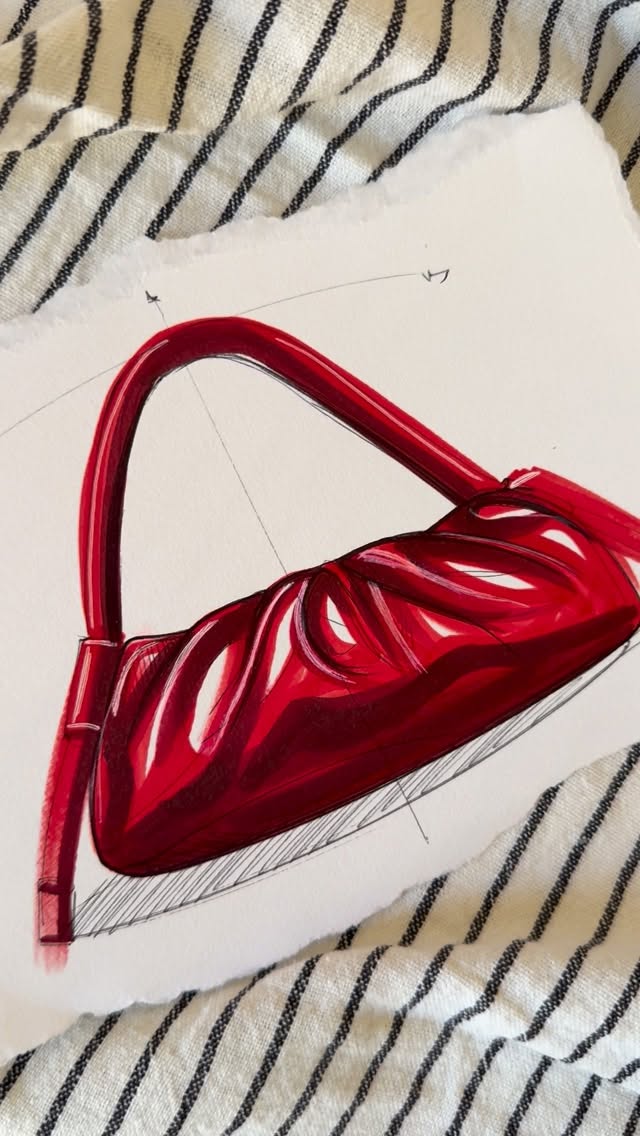 Minimalist concept bag sketch with a bold new vision