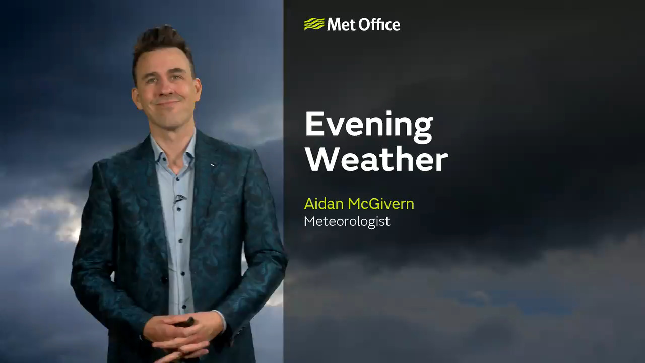 Met Office Monday evening weather forecast 18/05/2026