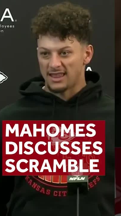 Patrick Mahomes discusses his crucial scramble that set up the game ...