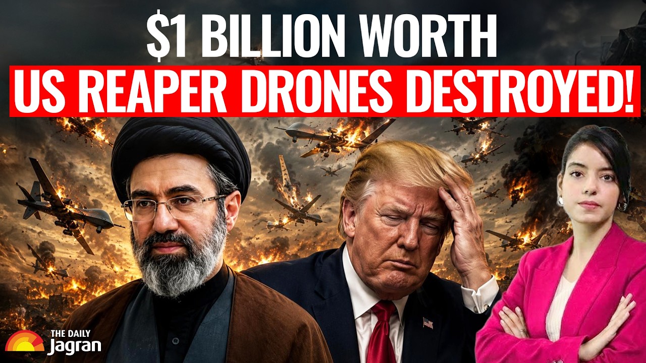 24 MQ-9 Reaper drones struck! Iran war haunts America! 20% of US ...