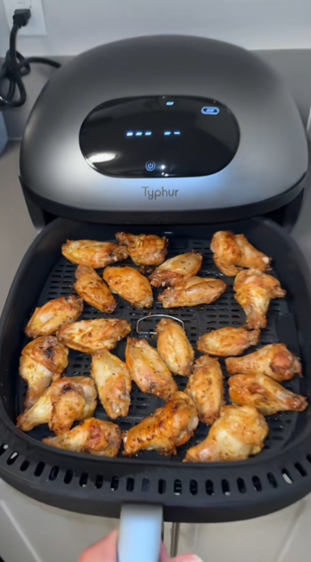 These chicken wings look like they were cooked in a spaceship