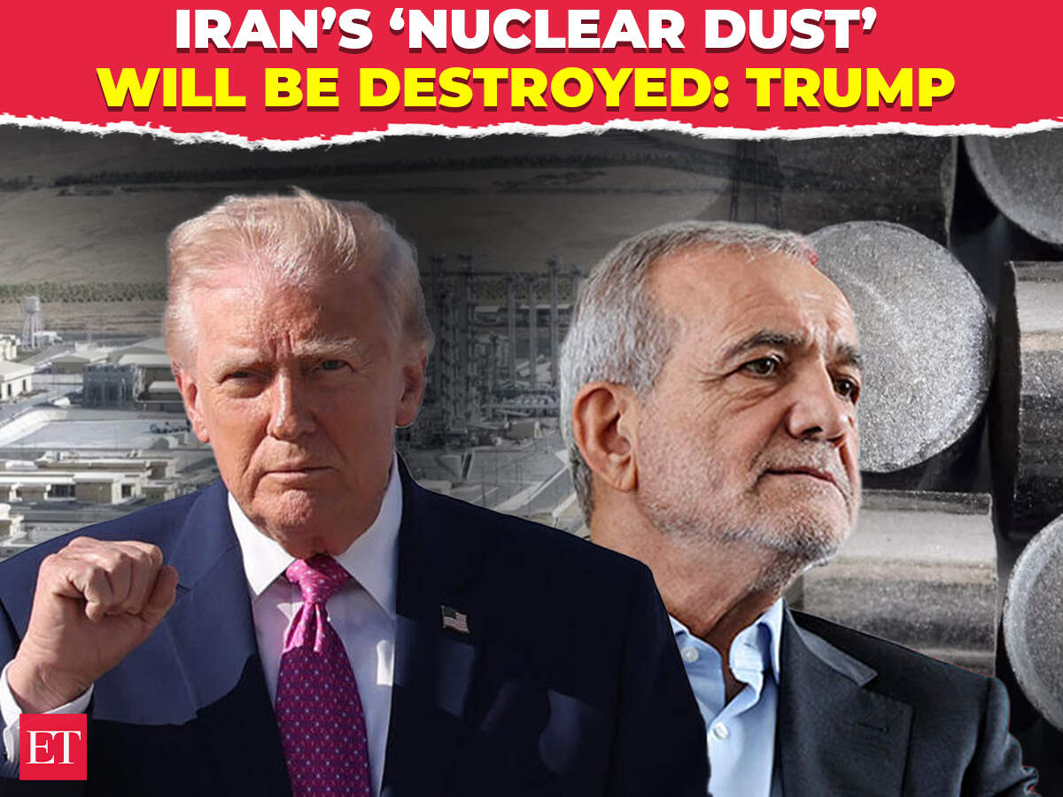 ‘Destroy nuclear dust…’: Trump says Iran must hand over enriched ...