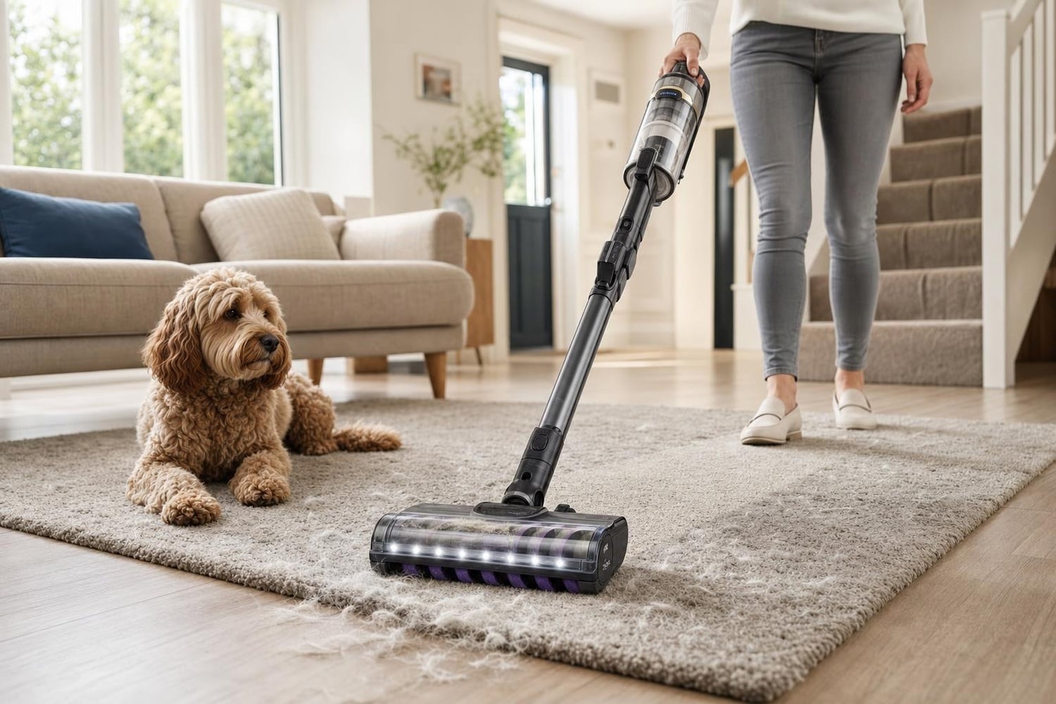 This light Shark cordless pet vacuum with £230 off is collecting hairs ...
