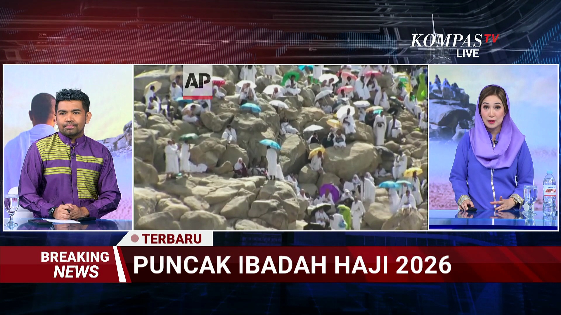 Terbaru! Pantauan rangkaian puncak ibadah haji 2026 dari Arafah Arab Saudi