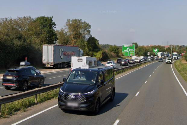 Severe delays on A12 after emergency lane closure