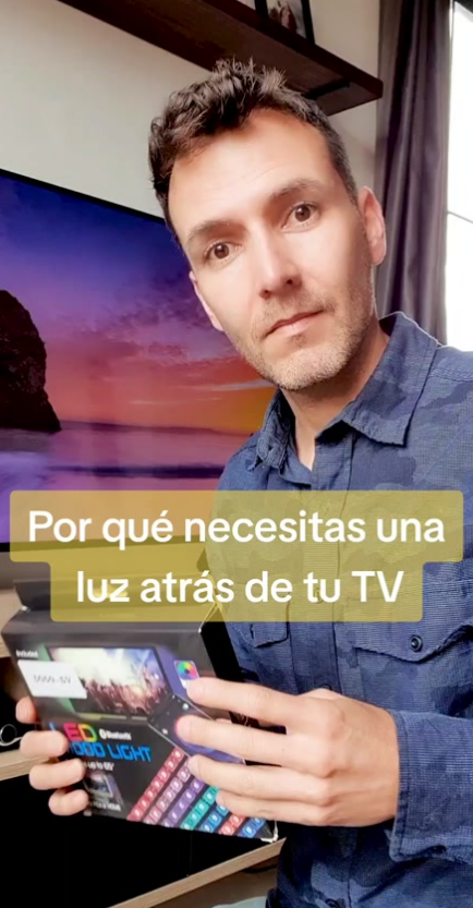 5 razones para poner luz LED detrás del TV