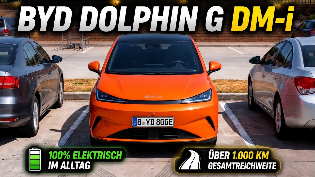 2027 BYD DOLPHIN G DM-i | Hybrid mit 1.000 km Reichweite im B-Segment