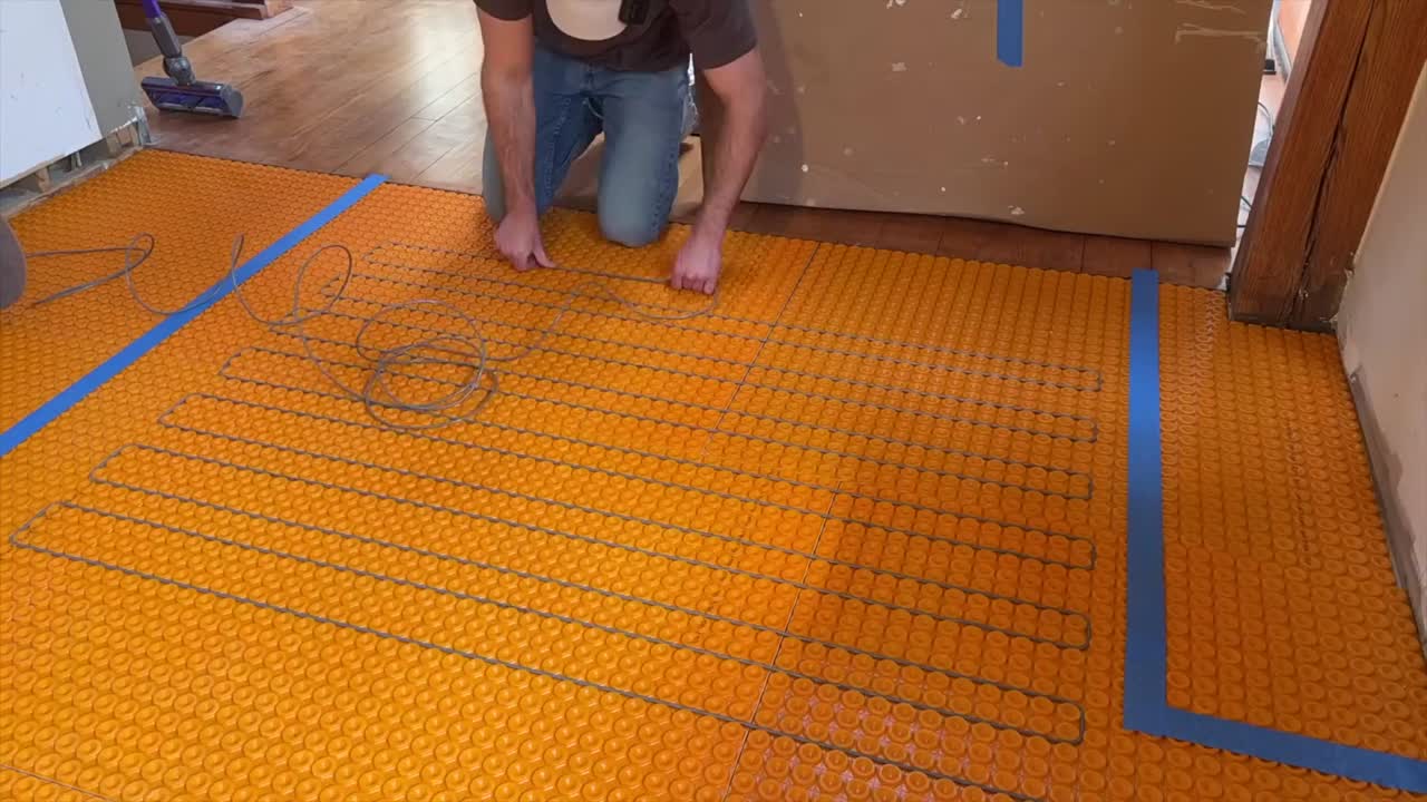 Stop paying pros for heated floors you can install yourself