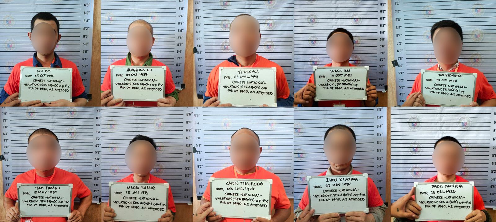 24 Chinese held in Davao Norte over alleged illegal work