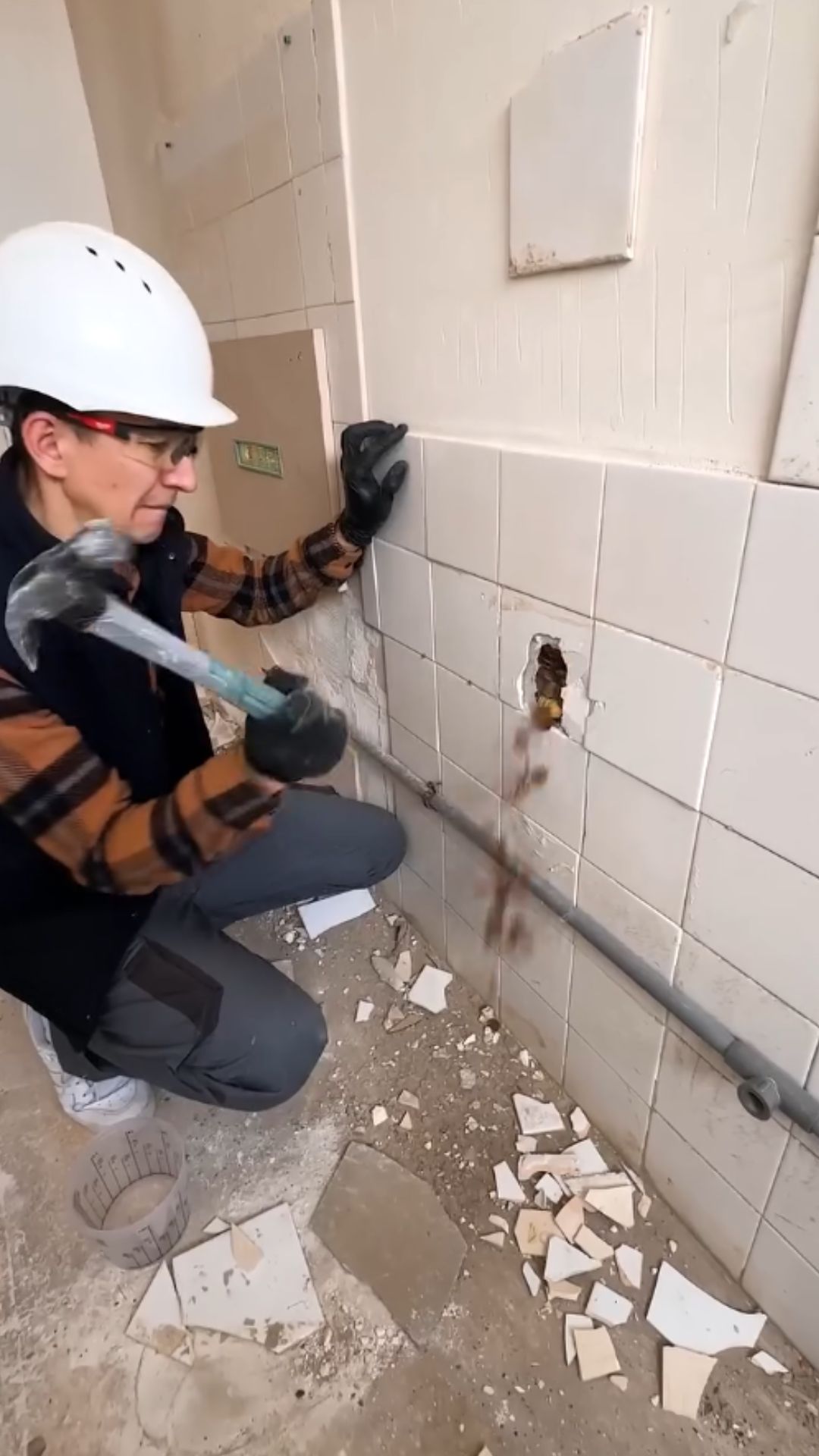 Exploring an old wall leads to unexpected hidden treasure