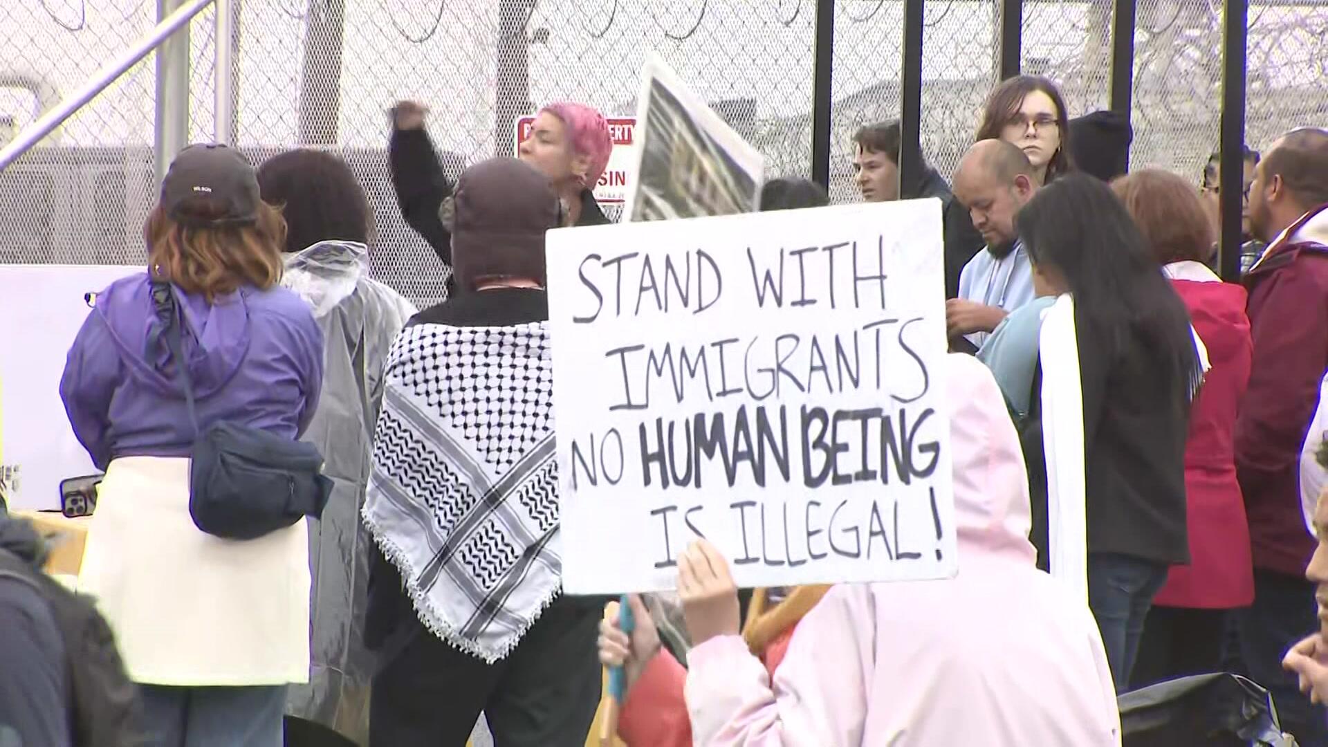 Delaney Hall ICE protests escalate after Sherrill denied access by DHS