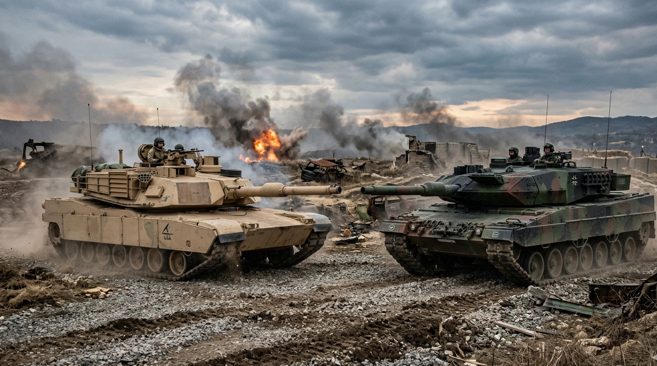 O que diferencia o Abrams do Leopard 2 em combate