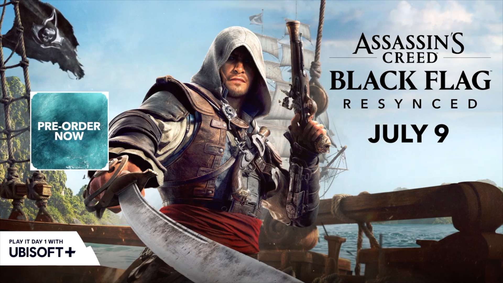 Assassin's Creed Black Flag resynced official world premiere trailer
