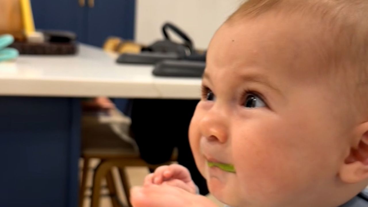 First bite of mushy peas brings an unfiltered reaction