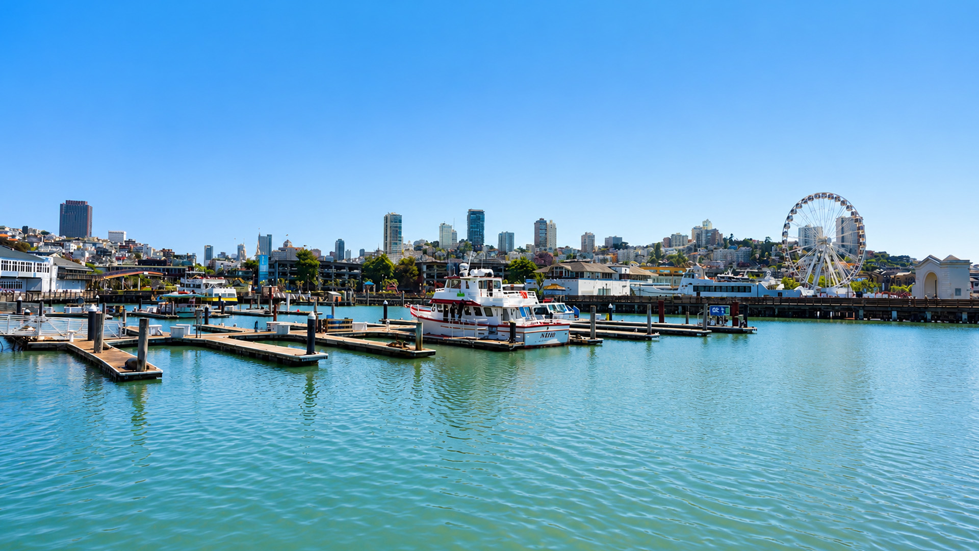 Take in the sunny charm of Pier 39 San Francisco (4K)