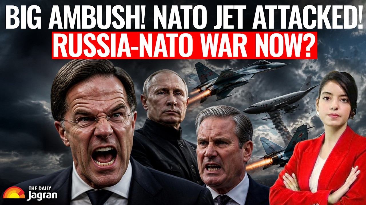 Russian fighter jets attack NATO spy plane! Russia's Su-37 & Su-35 open ...
