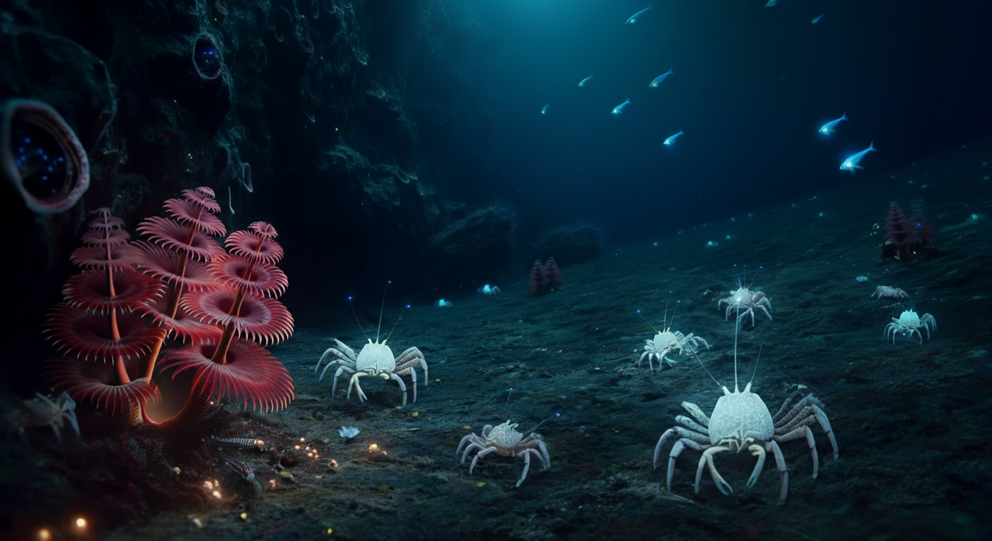 In 1977, scientists lowered cameras into the Pacific Ocean and found an ...