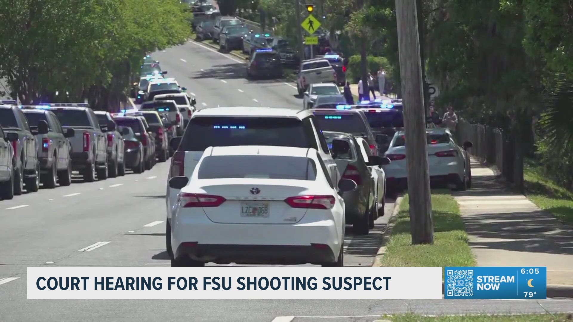 The accused Florida State University shooter is in court on Tuesday