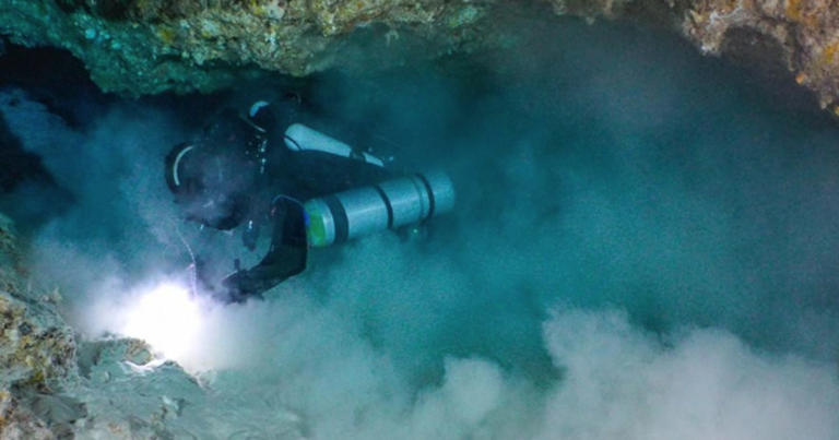 Haunting first photos released from deadly Maldives 'shark cave' where ...