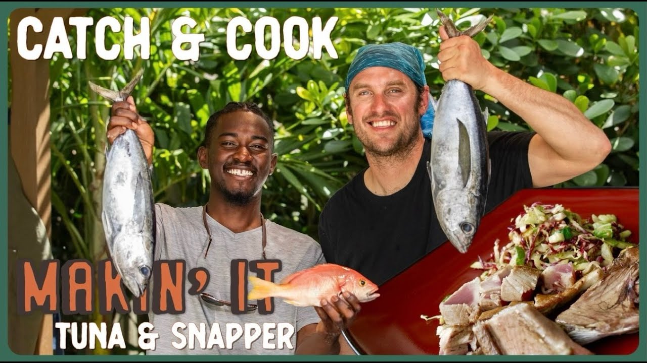 Catch and cook fresh tuna and snapper in Florida