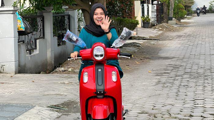 Kejutan penuh bahagia JESTHAM antar langsung sepeda motor untuk ...