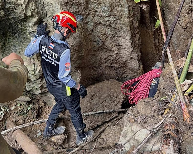 Search operation continues for seven villagers trapped in a flooded ...