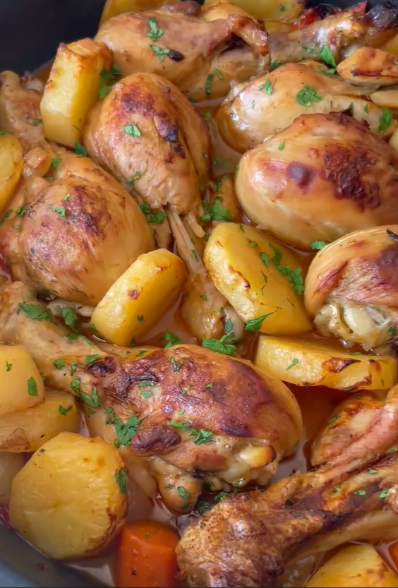 Pollo en salsa casero con ajos: receta tradicional fácil y sabrosa