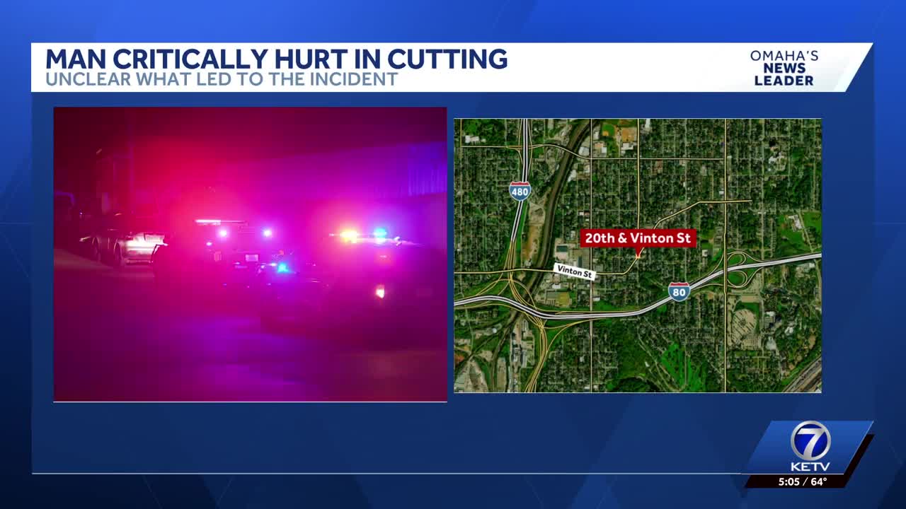 Man critically injured in Monday night cutting