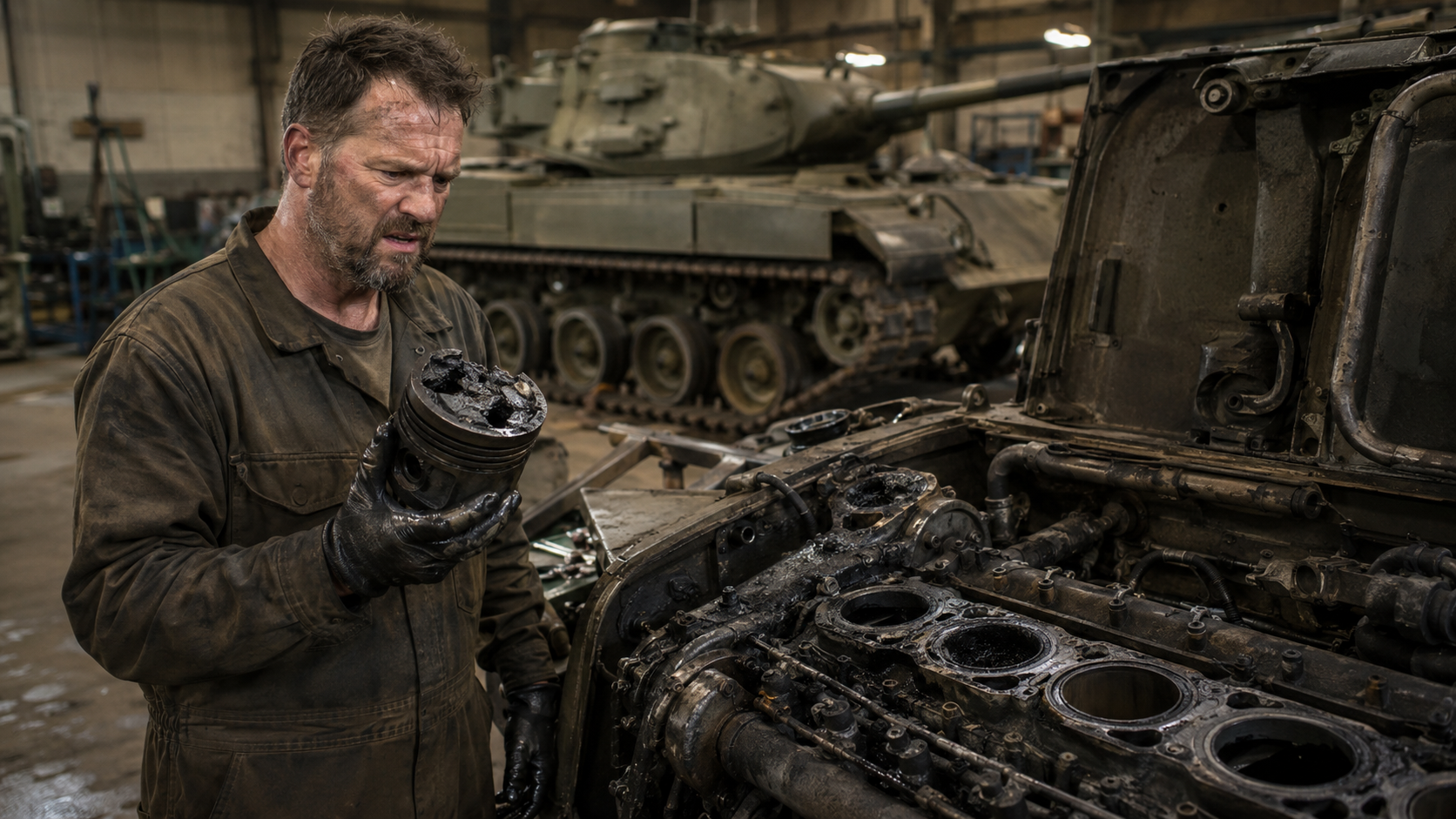 M60 tank repair turns into an expensive engine disaster