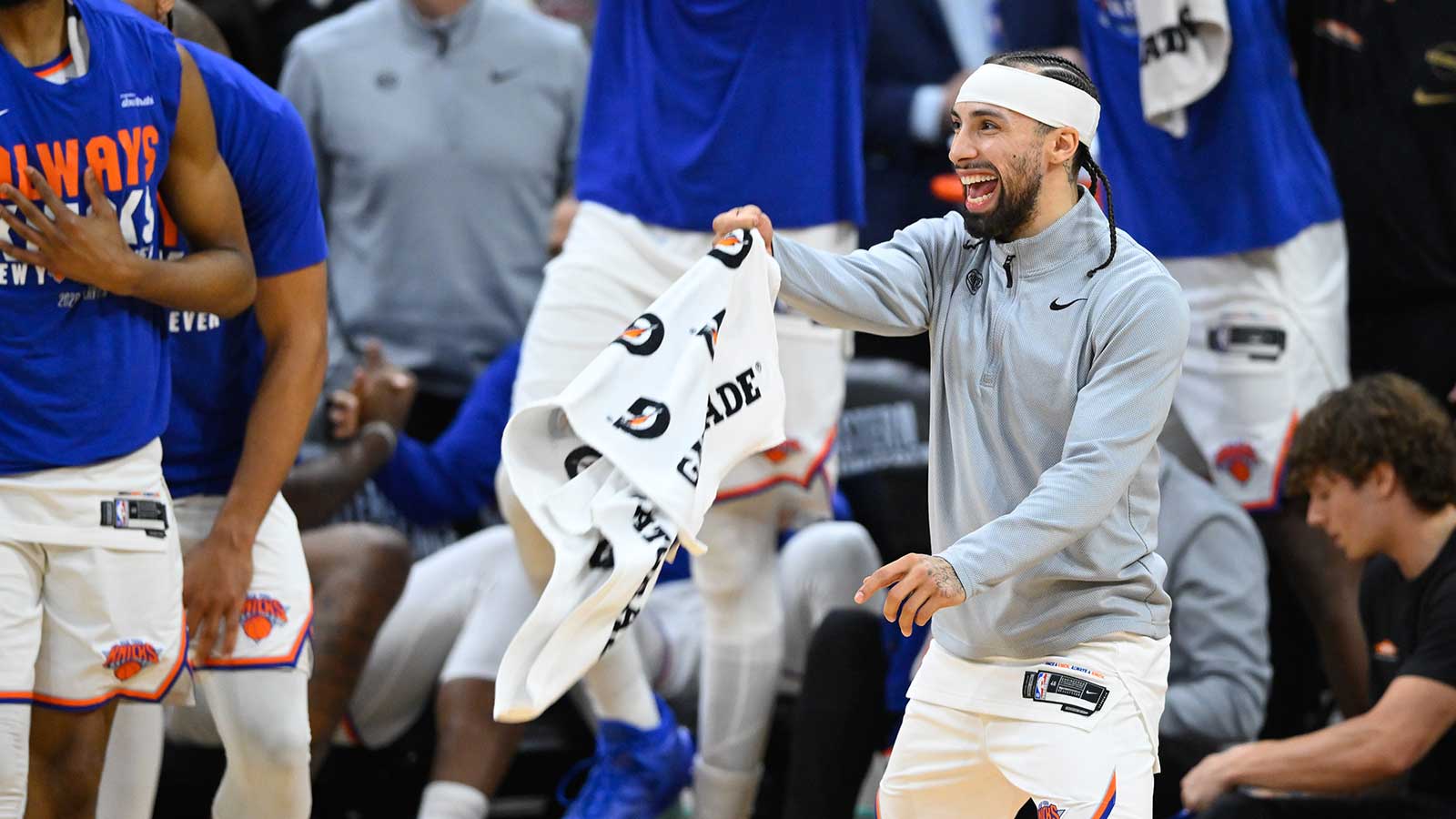 Knicks’ Jose Alvarado gives Pelicans quick jab after clinching NBA ...