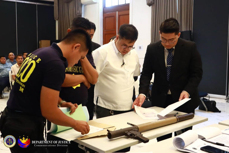 Maguindanao mayor brings to DOJ grenade used in his ambush